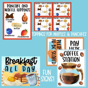 Breakfast Diner Dramatic Play, Pretend Play, Classroom Dramatic Play ...