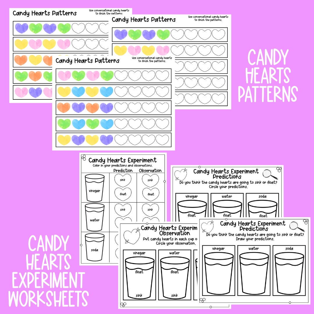 Heart Candy Mini Bundle, Preschool Valentine's Day, Valentine's ...