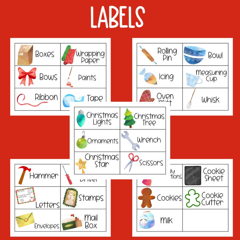 North Pole Santa's Workshop Dramatic Play Pretend Play - Etsy