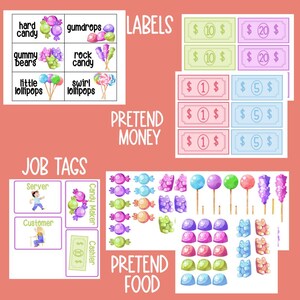 Candy Shop Dramatic Play, Pretend Play, Classroom Dramatic Play, Home ...