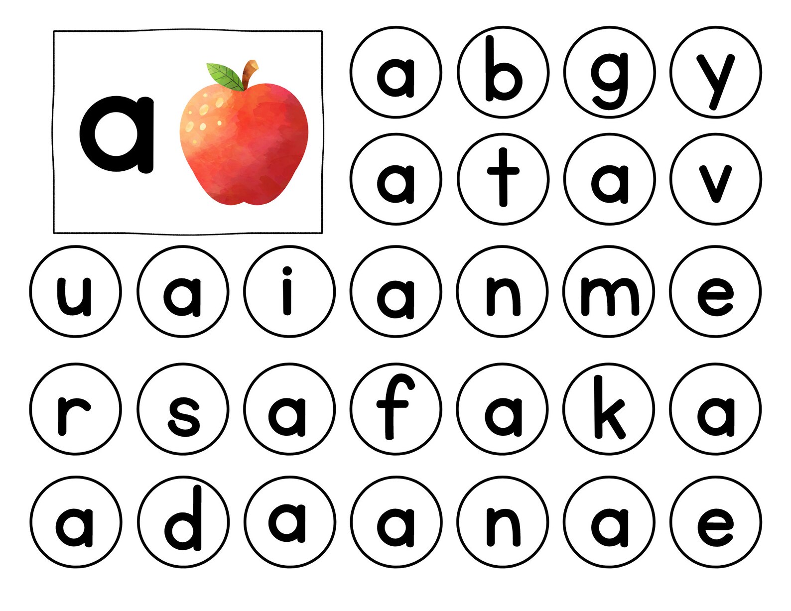 Alphabet Dot Markers Dab Markers Preschool Printable - Etsy