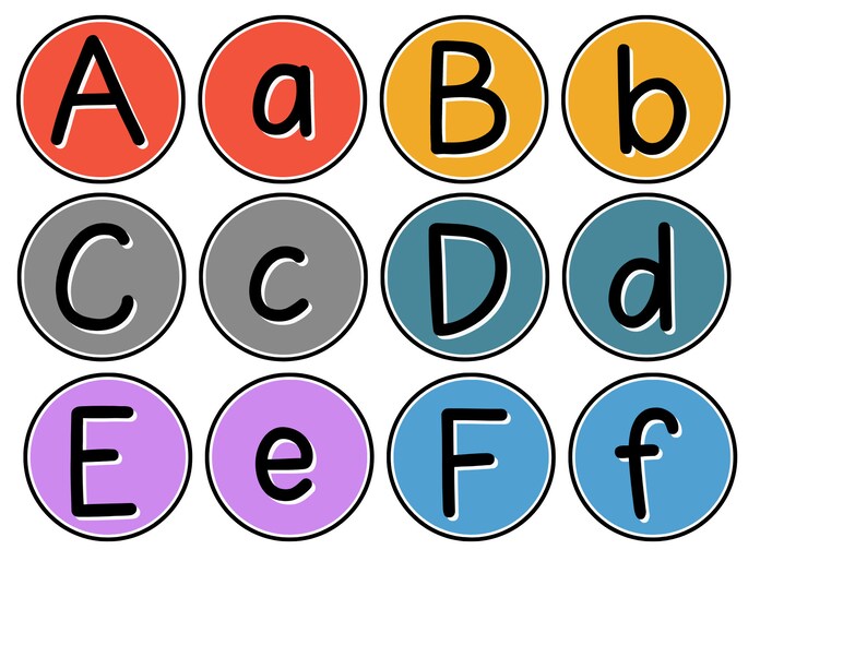 Alphabet Match and Write Preschool Printable Preschool - Etsy