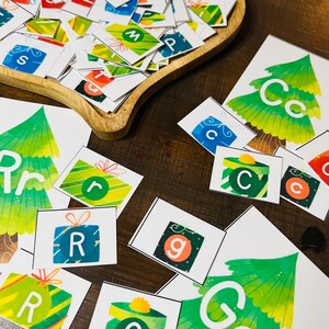 Christmas Tree Letter Sort, Christmas Preschool Printable, Christmas ...