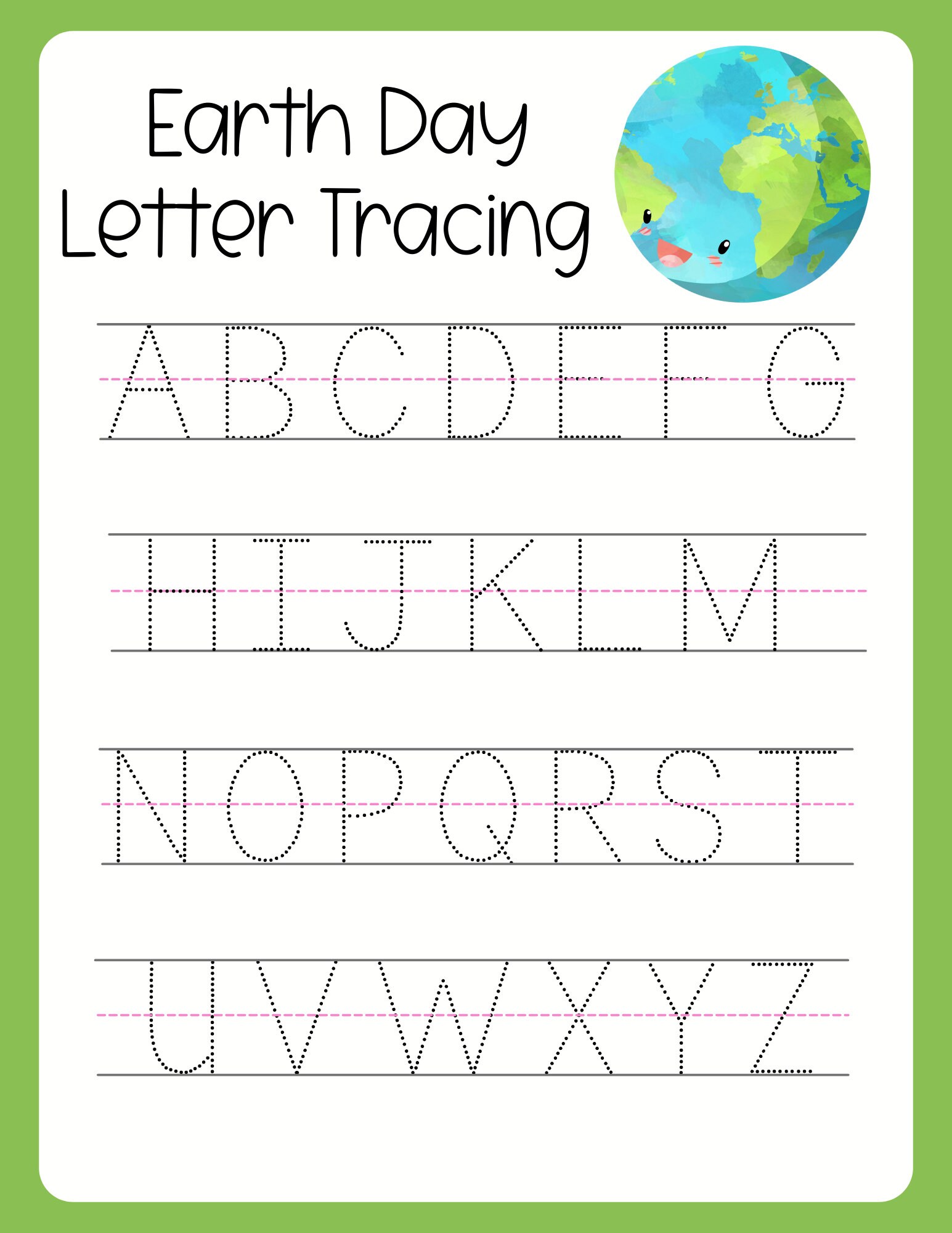 Earth Day Preschool Packet Preschool Worksheets Preschool - Etsy