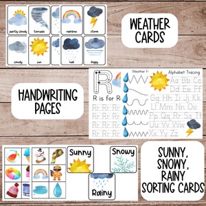 Weather Unit Study, Homeschool Learning Materials, Educational ...