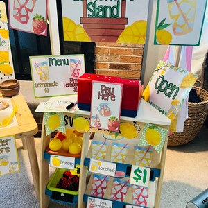 Lemonade Stand Dramatic Play, Pretend Play, Classroom Dramatic Play ...