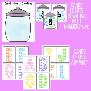Heart Candy Mini Bundle, Preschool Valentine's Day, Valentine's ...
