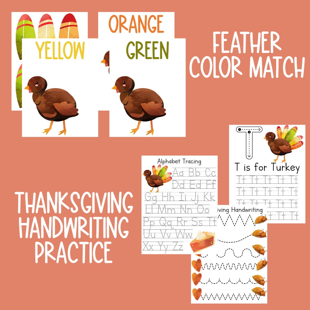 Thanksgiving Bundle Homeschool Curriculum Preschool - Etsy