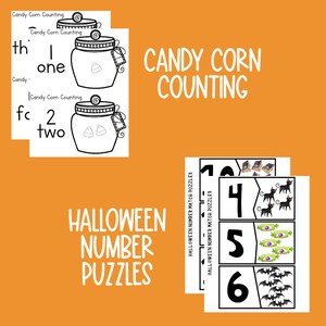 Halloween Math Bundle, Halloween Math, Halloween Preschool Printable ...