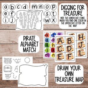 Pirate Bundle, Preschool Activities, Preschool Printable, Montessori ...