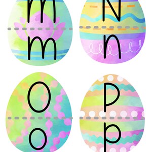 Easter Letter Match Preschool Printable Preschool Letters | Etsy