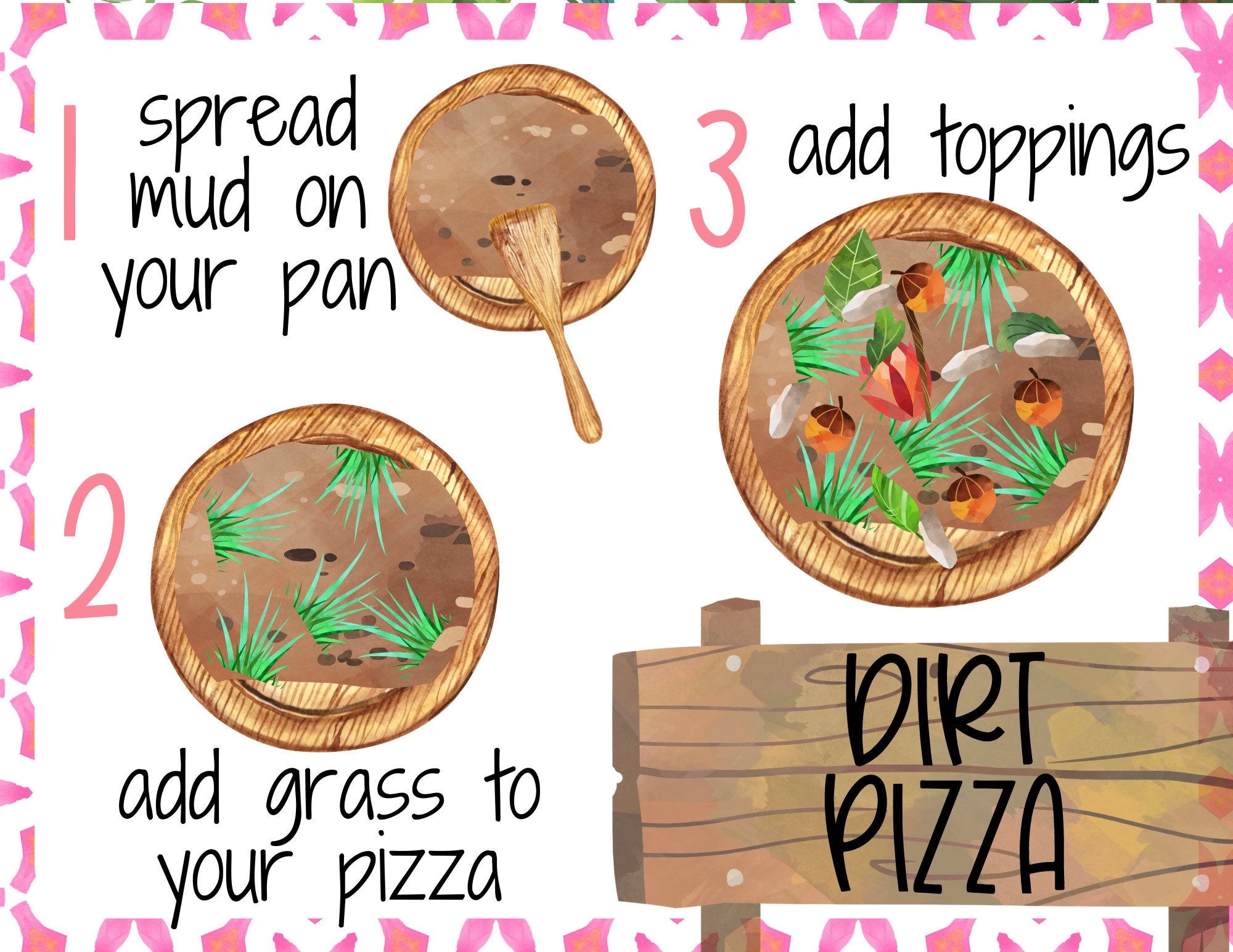 Mud Kitchen Recipe Cards, Homeschool Resources, Preschool Printable ...