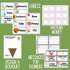 Flower Shop Dramatic Play, Pretend Play, Classroom Dramatic Play, Home ...