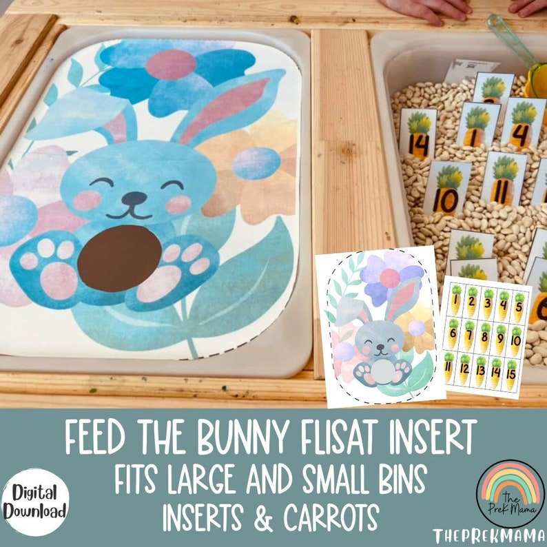 Feed the Bunny Flisat Insert, Easter Flisat, Flisat Table, Flisat ...
