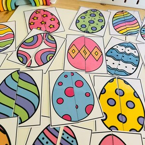 Easter Egg Match, Preschool Worksheets, Preschool Printable, Homeschool ...
