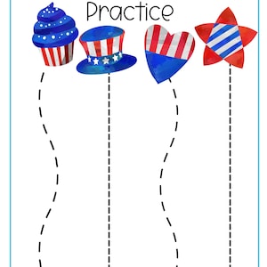 4th of July Preschool Packet, Preschool Worksheets, Preschool Printable ...
