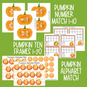 Pumpkin Unit Study Homeschool Learning Materials Educational Activities ...