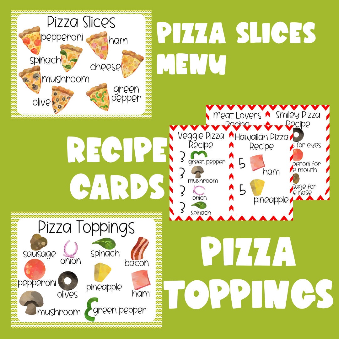 Pizza Parlor Dramatic Play Pretend Play Classroom Dramatic - Etsy