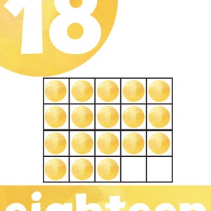 Number Ten Frame Posters, Math Activity, Preschool Printable Preschool ...