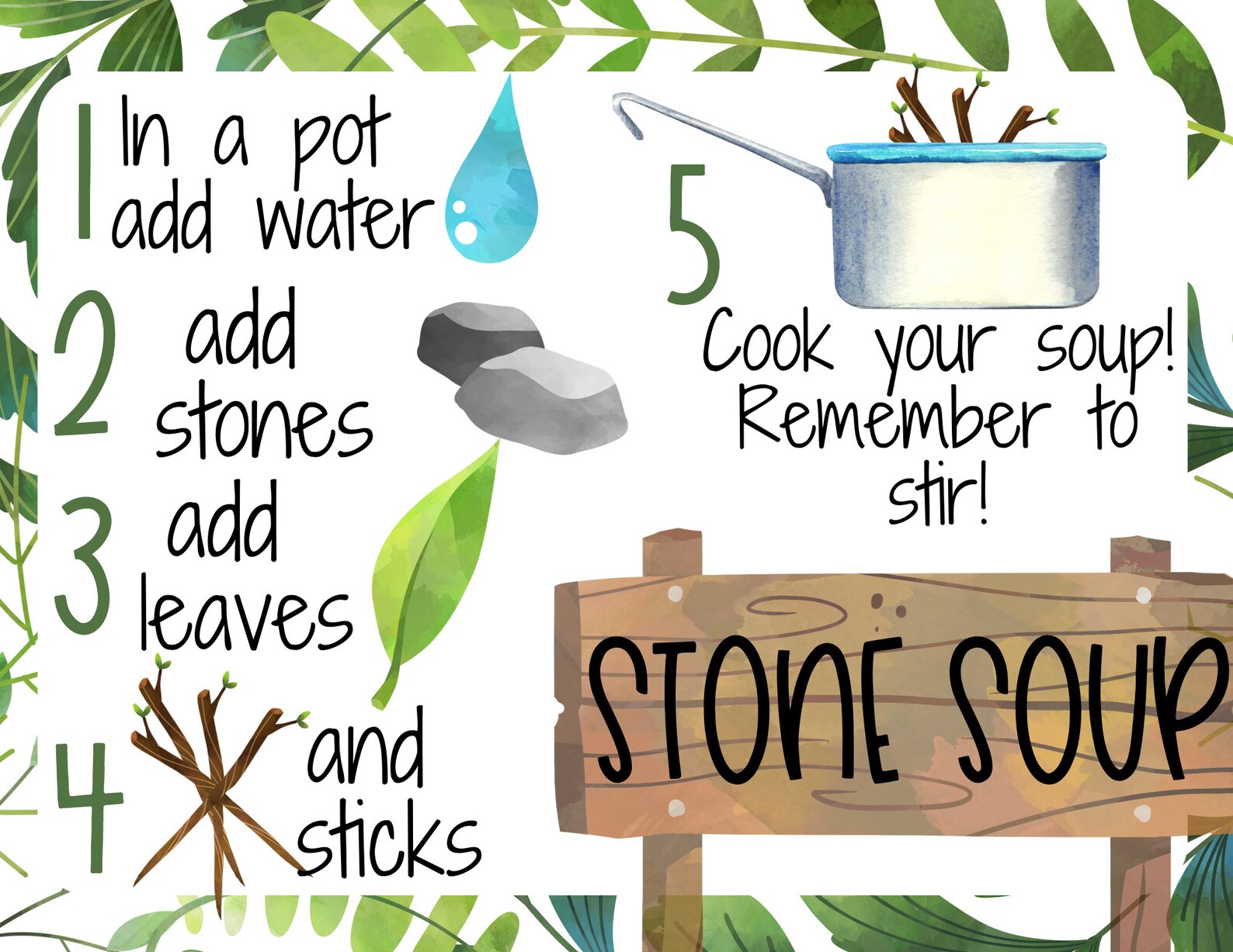 Mud Kitchen Recipe Cards, Homeschool Resources, Preschool Printable ...
