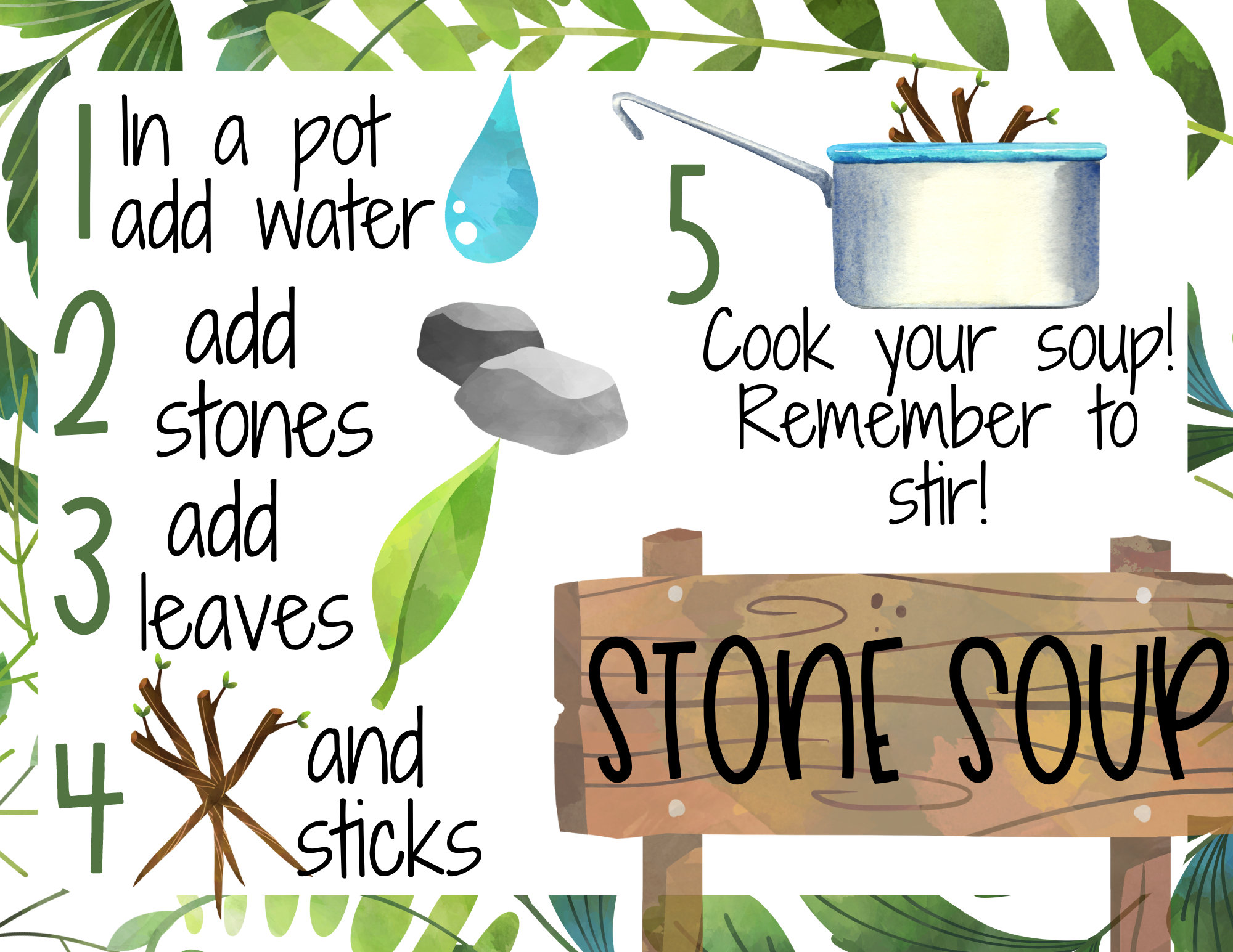 Mud Kitchen Recipe Cards Homeschool Resources Preschool - Etsy