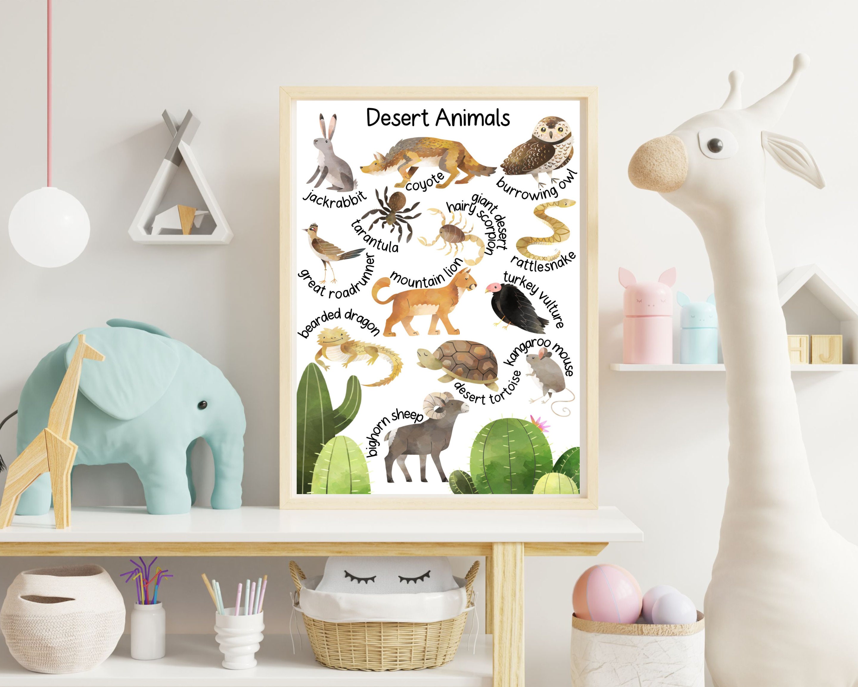 Desert Animal Poster, Educational Poster, Weather Posters, Classroom ...