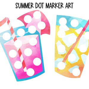 Summer Dot Markers, Preschool Worksheets, Preschool Printable ...