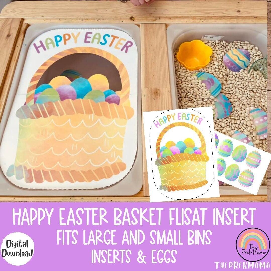 Happy Easter Basket, Easter Flisat, Flisat Table, Flisat Insert ...