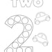 Numbers 1-10 Dot Markers, Dab Markers Preschool Printable, Preschool ...