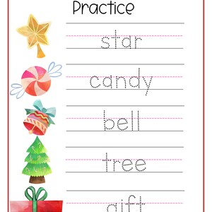 Christmas Preschool Packet, Christmas Preschool Printable, Homeschool ...