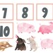 FARM Count the Pigs Rolling in the Mud Montessori Materials - Etsy