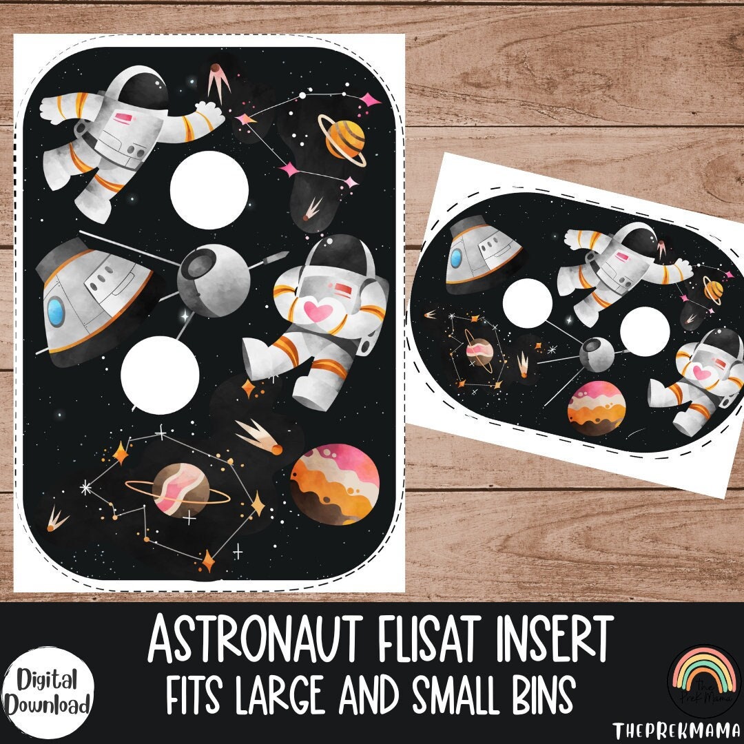 Astronaut Flisat Inserts, Flisat Table, Flisat Insert Printable, Flisat ...