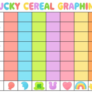 Lucky Cereal Counting and Sorting, Preschool Printable, Homeschool ...