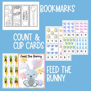 Easter Bundle, Preschool Printable, Easter Pintables, Preschool Busy ...