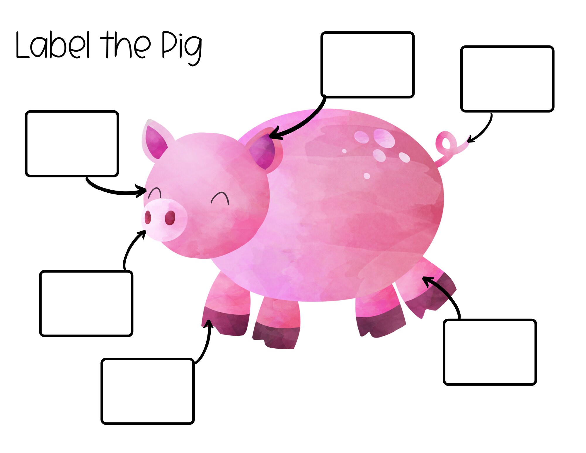 FARM Label the Animals, Montessori Materials, Preschool Printable ...