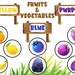 Fruits and Vegetables Color Sort, Preschool Worksheet, Preschool ...