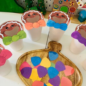 Gingerbread Man Color Sort, Christmas Colors, Christmas Preschool ...