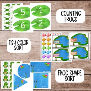 Pond Life Unit Study, Preschool Curriculum, Preschool Printable ...