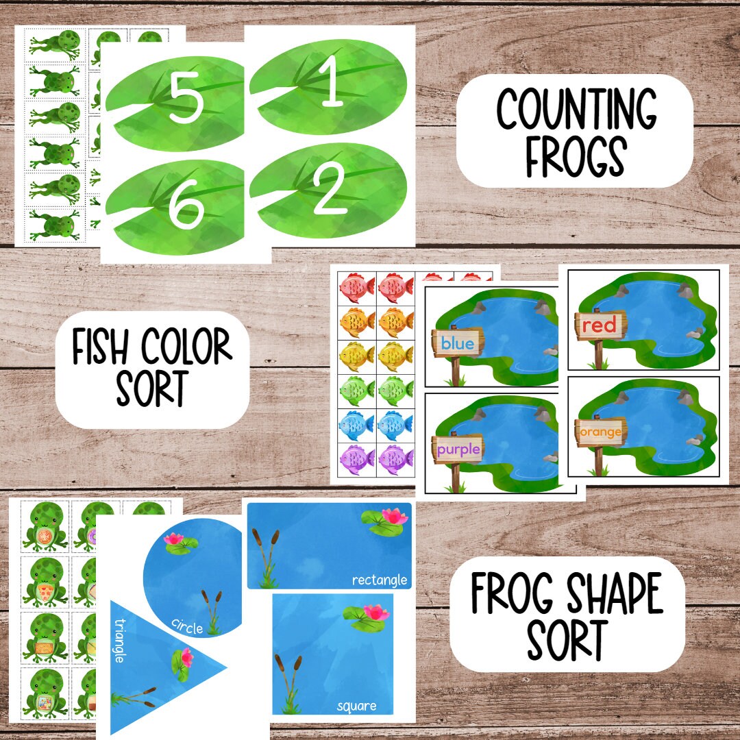 Pond Life Unit Study, Preschool Curriculum, Preschool Printable ...