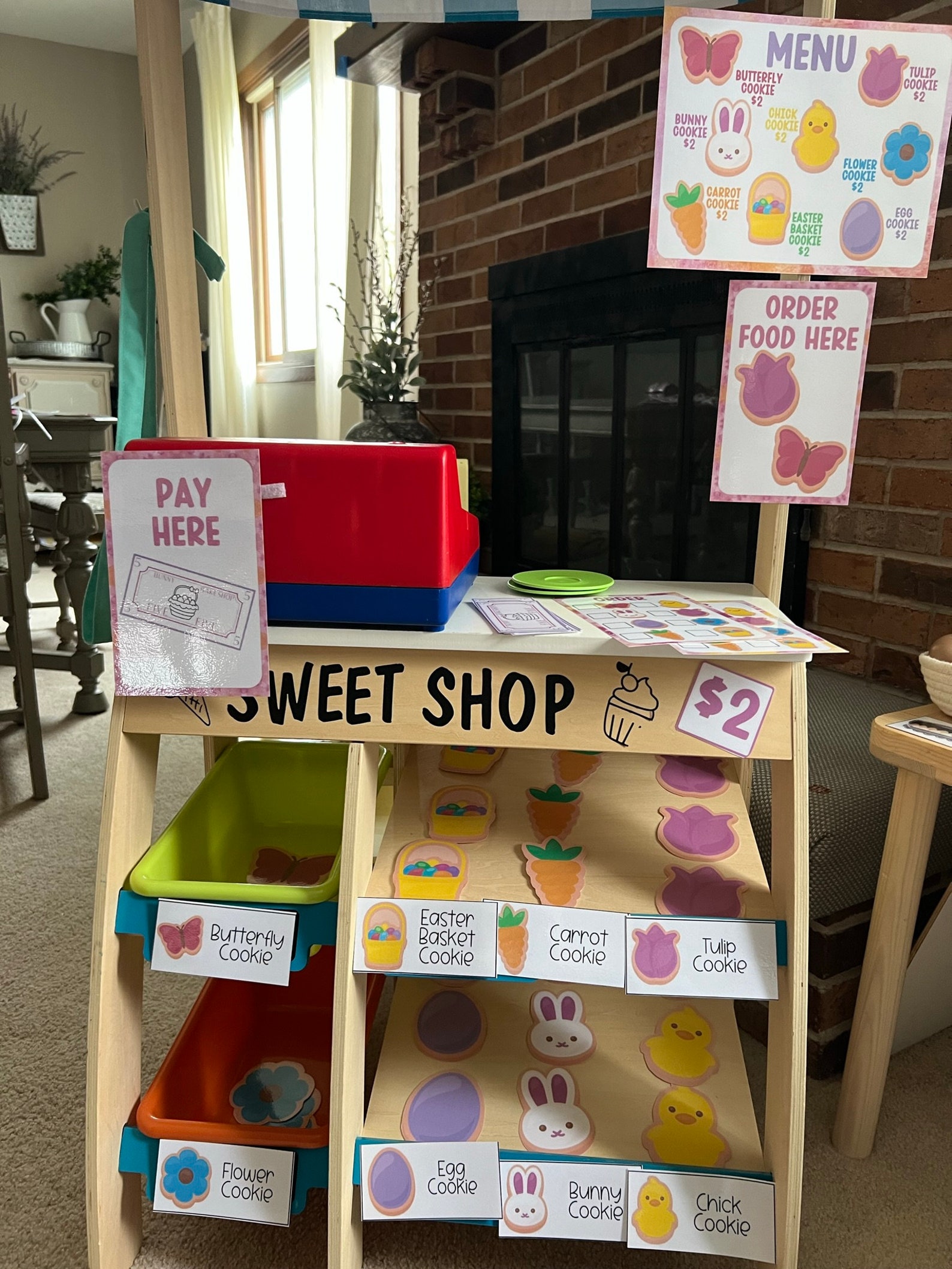 Bunny Bake Shop Dramatic Play, Easter Pretend Play, Easter Dramatic ...