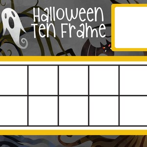 Halloween Ten Frame, Halloween Math, Halloween Preschool Printable ...