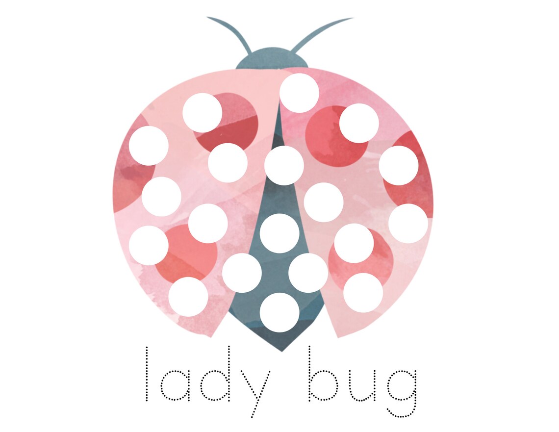 Spring Dot Markers Preschool Worksheets Preschool Printable - Etsy