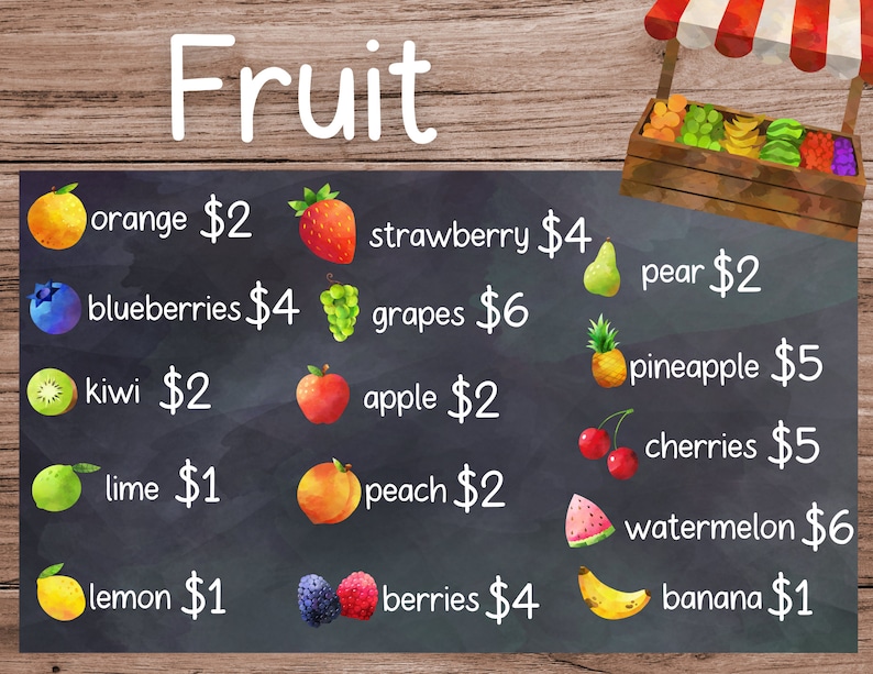 Farmer's Market Dramatic Play, Pretend Play, Classroom Dramatic Play ...