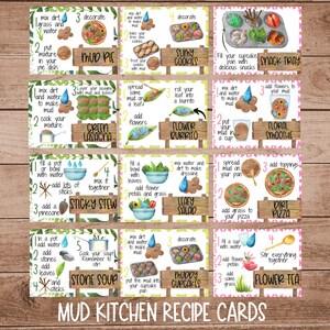 Mud Kitchen Bundle, Preschool Printable, Home School, Montessori ...