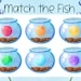 Match the Fish Color Match, Preschool Worksheet, Toddler Printable ...