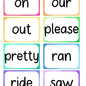 Dolch Primer Sight Words Worksheets, Kindergarten Sight Word Worksheets ...