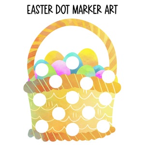 Easter Dot Markers, Preschool Worksheets, Preschool Printable ...