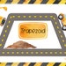 Construction Road Shape Posters, Preschool Printables, Preschool ...