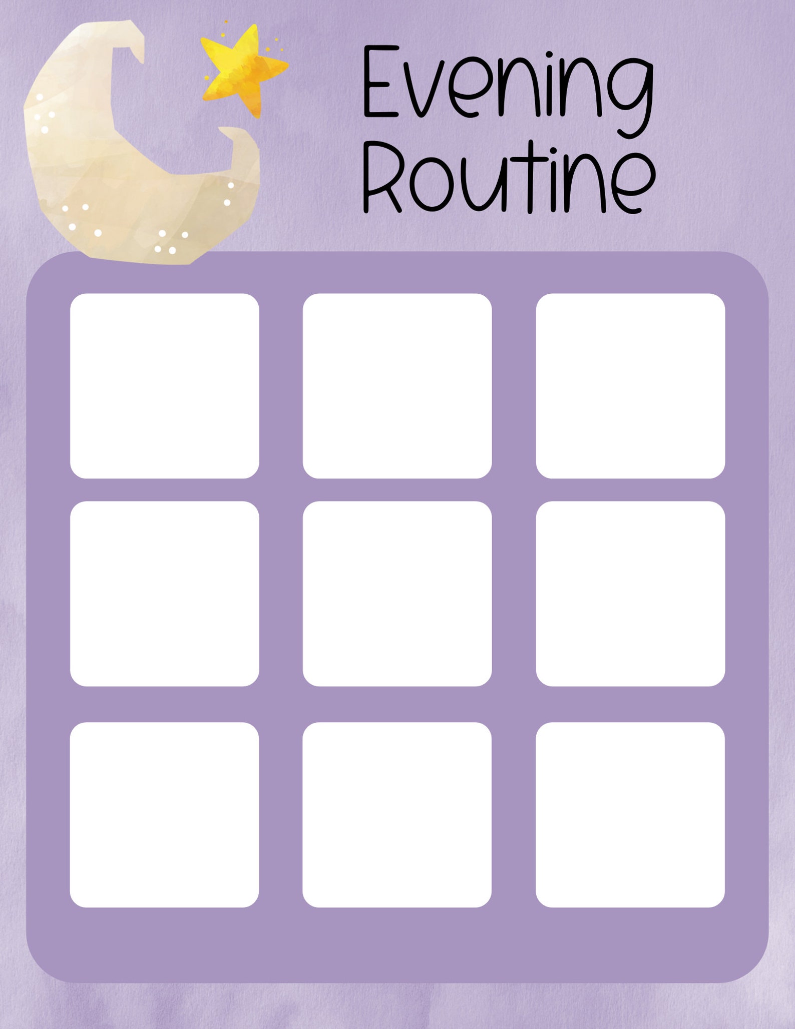 My Daily Routine Chart Printable Chore Chart Routine Chart - Etsy UK