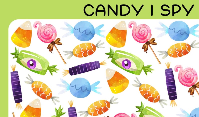 Halloween I Spy, Preschool Game, Halloween Preschool Printable ...